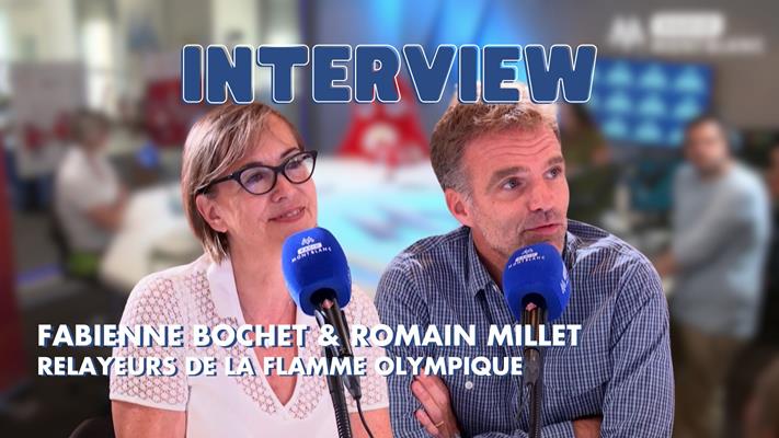 Interview Flamme Olympique | Fabienne Bochet et Romain Millet - Radio Mont Blanc